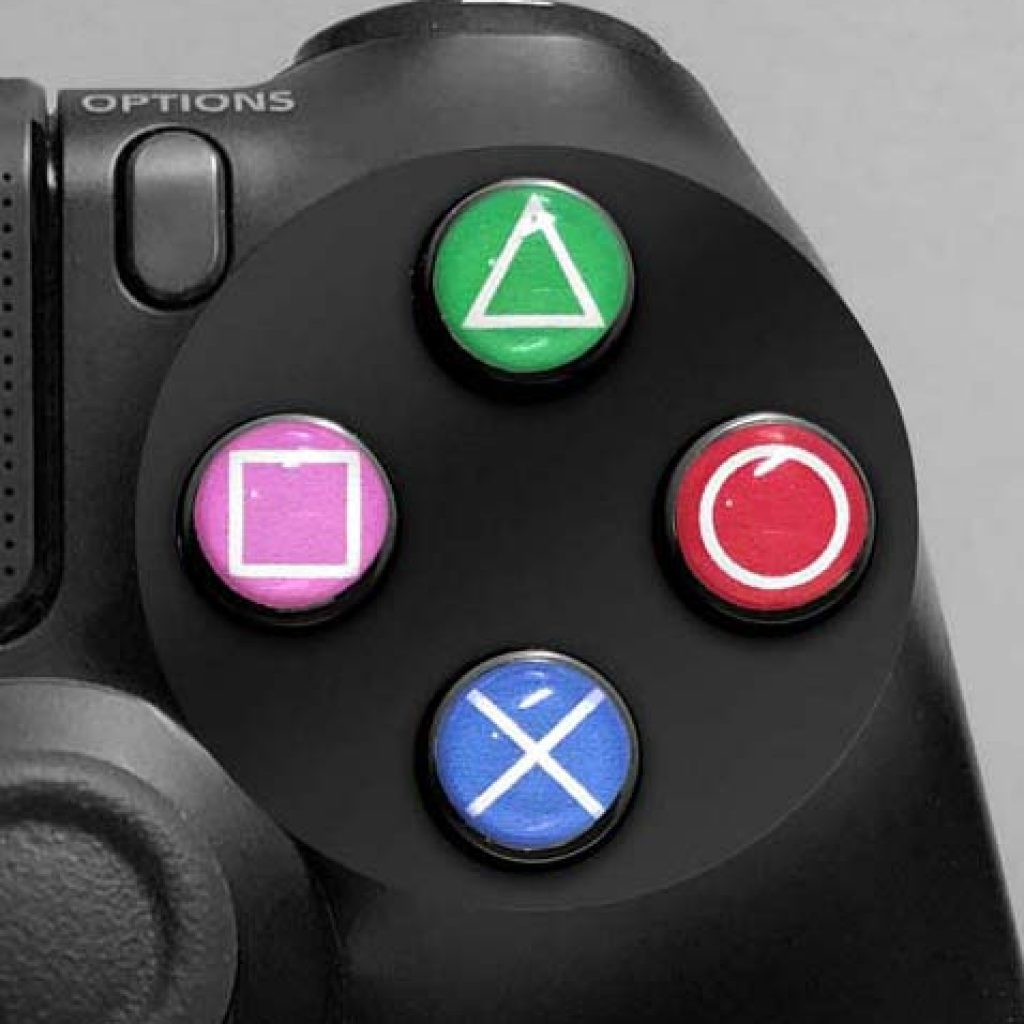 Button Mashers – 3D Button Decals (Symbols Style 06) – FlamingToast
