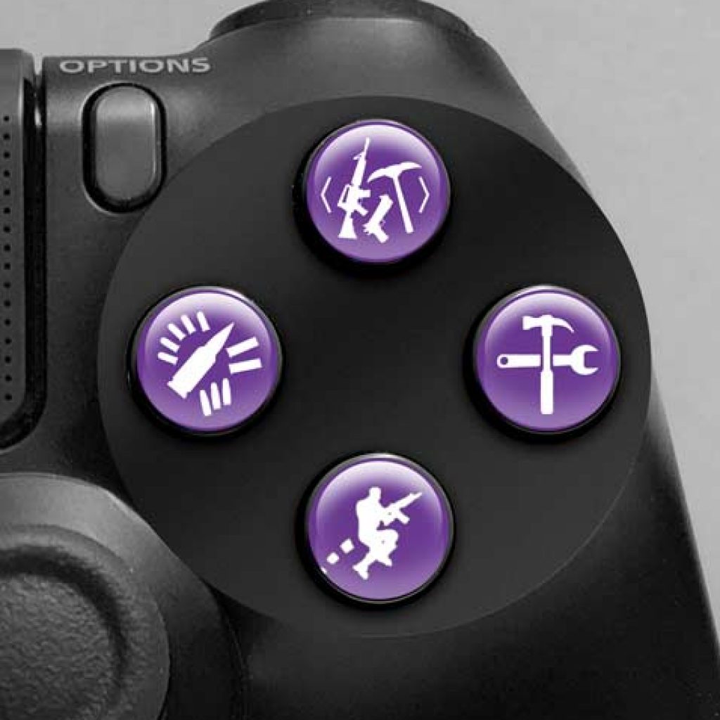 Button Mashers – 3D Button Decals (Spiders) – FlamingToast