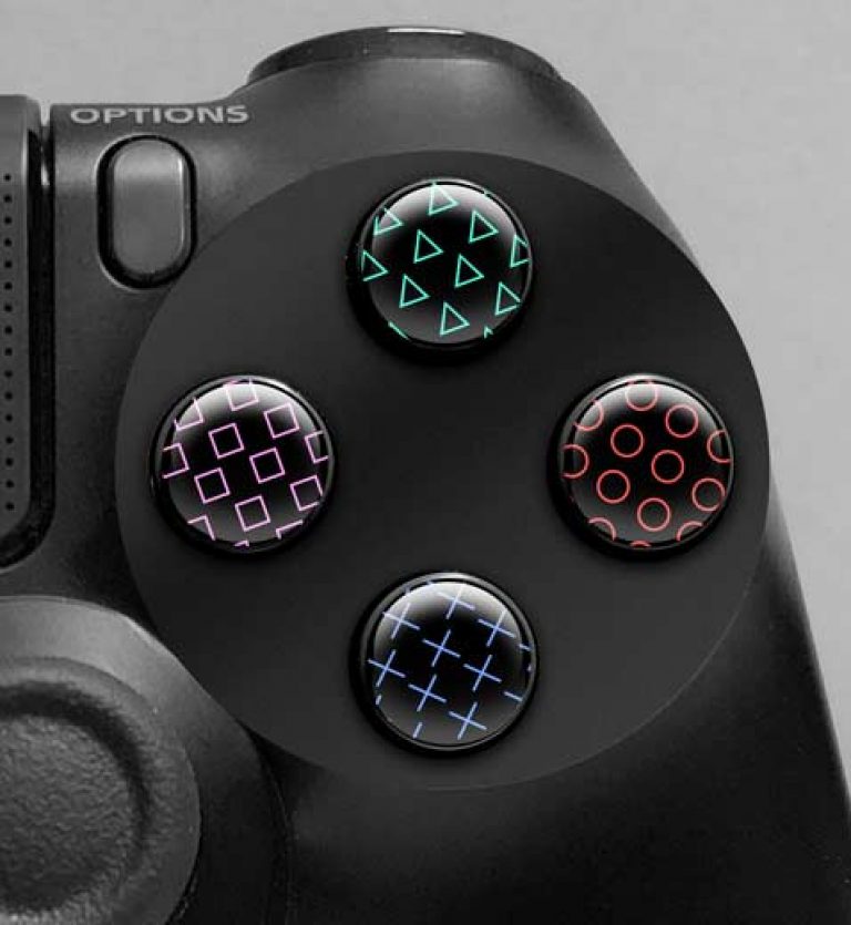 Button Mashers – 3D Button Decals (Symbols Style 10) – FlamingToast