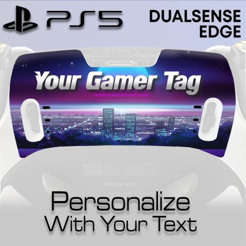 Custom DualSense Edge Controller Skin – Upper – FlamingToast