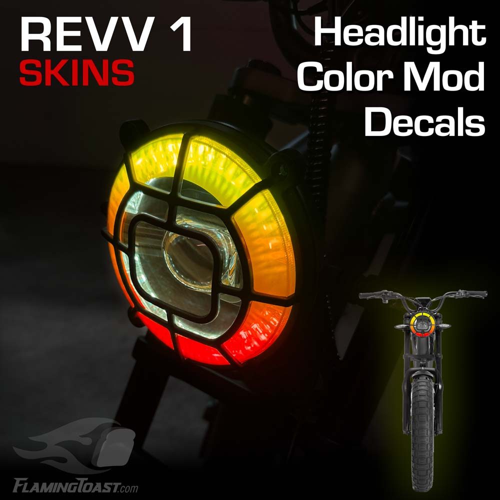 Revv 1 Skins – Headlight – Sunfire – FlamingToast