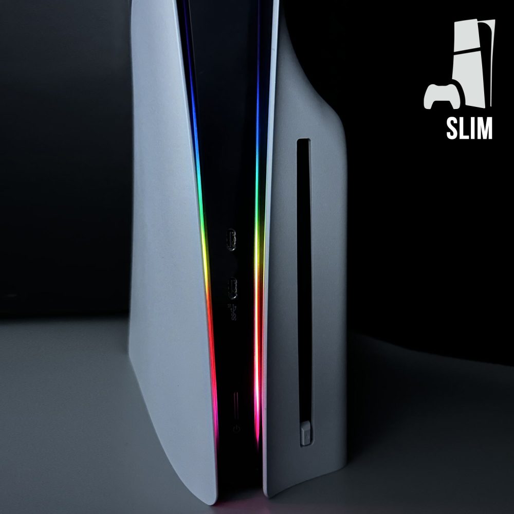 PS5 Slim Power Light Decal – Spectrum – FlamingToast
