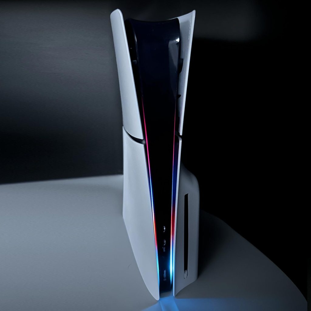 PS5 Slim Power Light Decal – Symbol Colors – FlamingToast