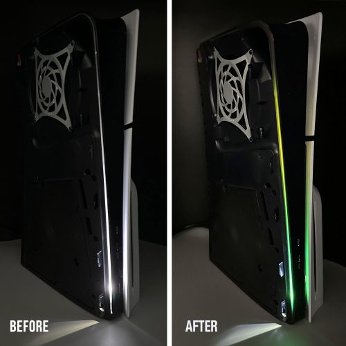 PS5 Slim Power Light Decal – Yellow-Green – FlamingToast