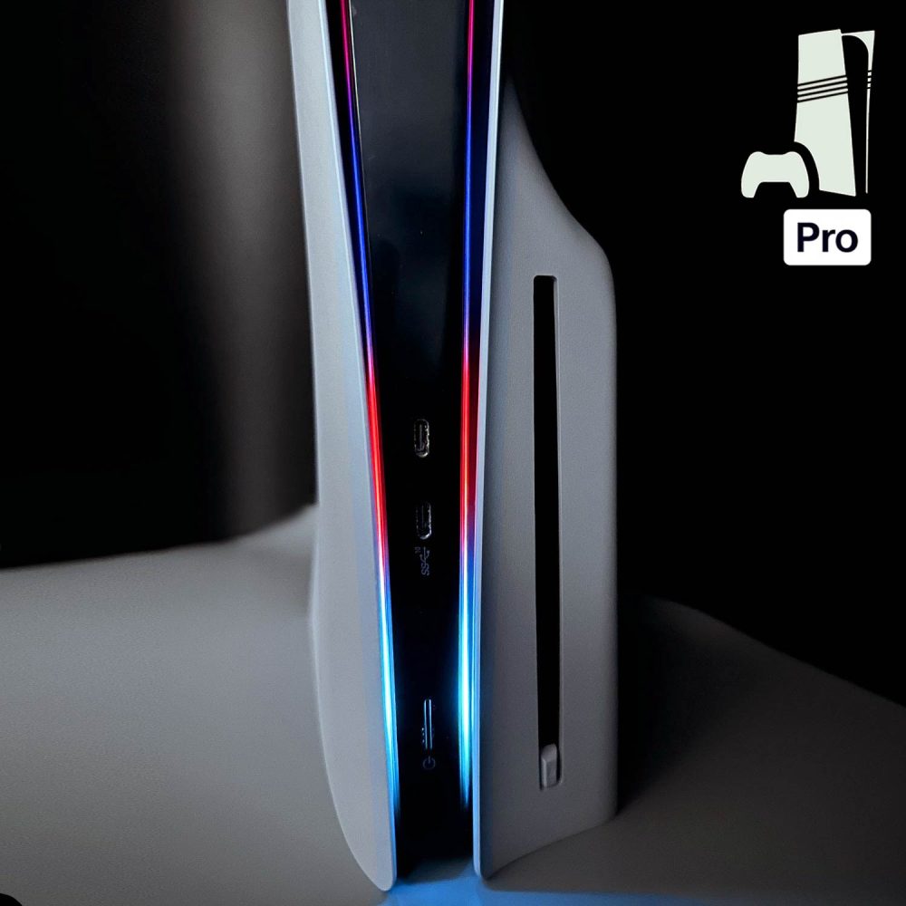 PS5 Pro Power Light Decal – Symbol Colors – FlamingToast